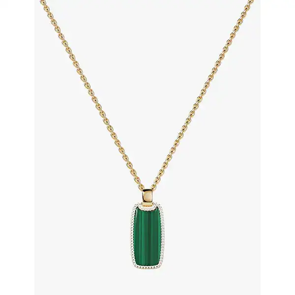 Apm Monaco Lagoon Medal Pendant Necklace - Yellow Gold | Editorialist